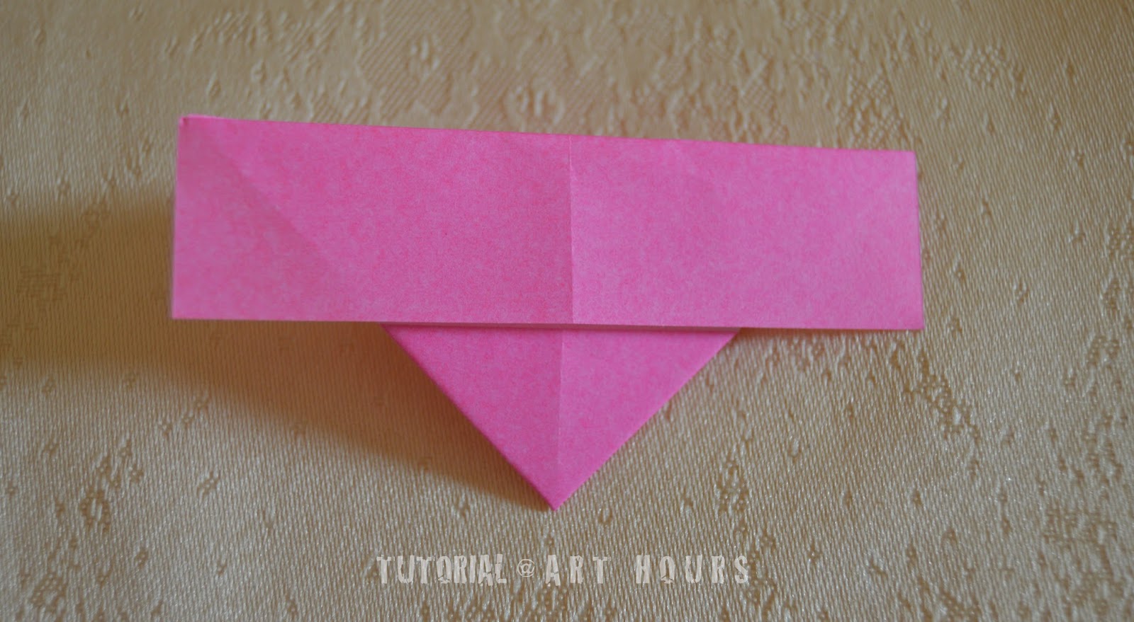 ArchGuide: Origami Winged Heart with a Secret Message
