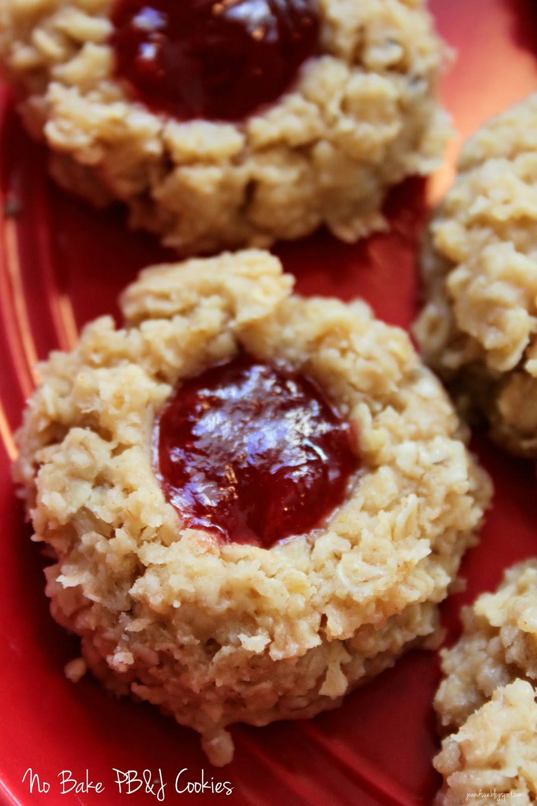 Jo and Sue: No Bake PB&J Cookies