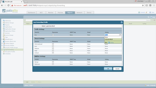 My Palo Alto Networks PCNSE Journal: Configuring Syslog, SNMP and ...