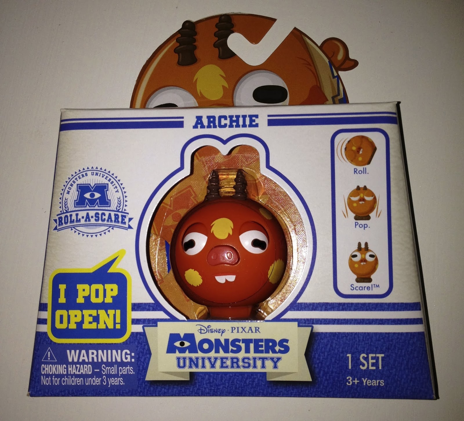 Dan the Pixar Fan: Monsters University: Roll a Scare Monsters PAGE ...