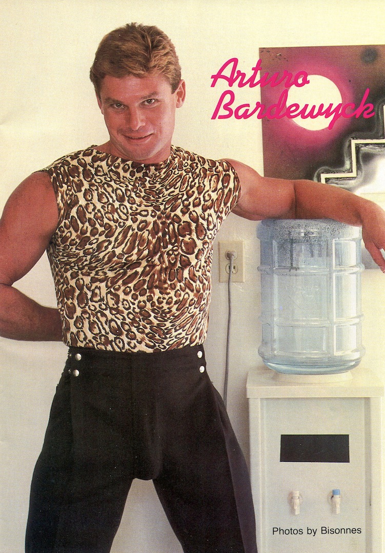 Welcome to my world.... : Arturo Bardewyck - ADVOCATE MEN - December 1984