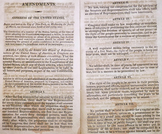 Article the First: Checks and Balances