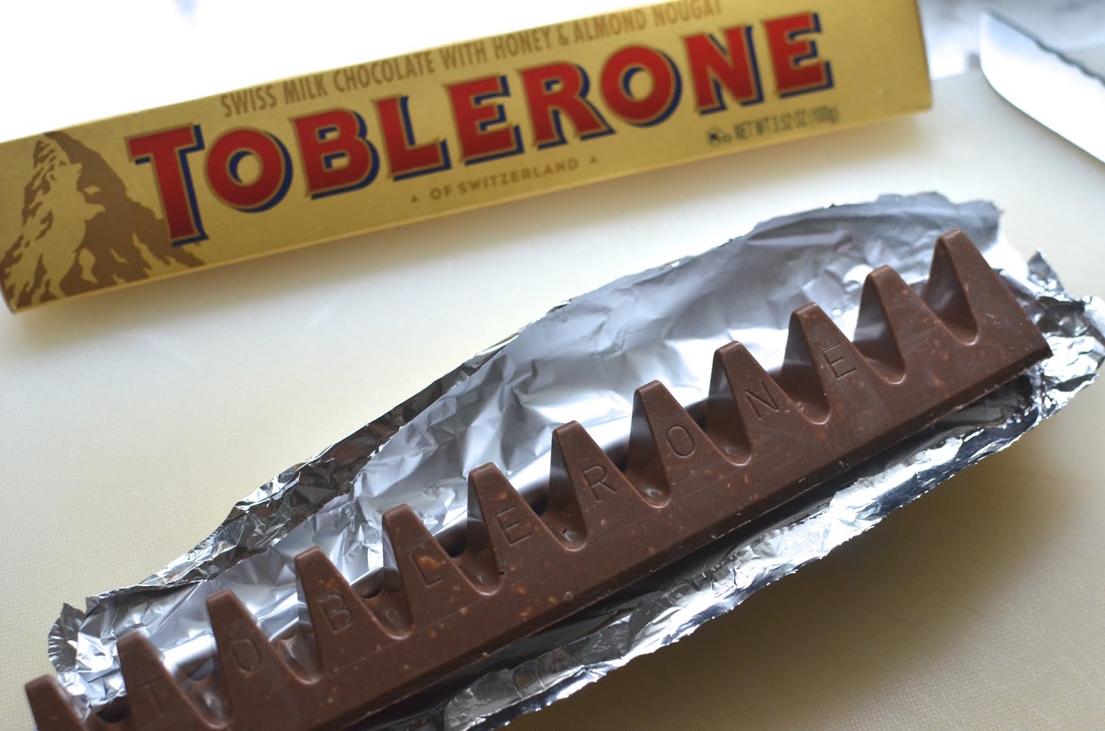 Toblerone Chocolate Inside