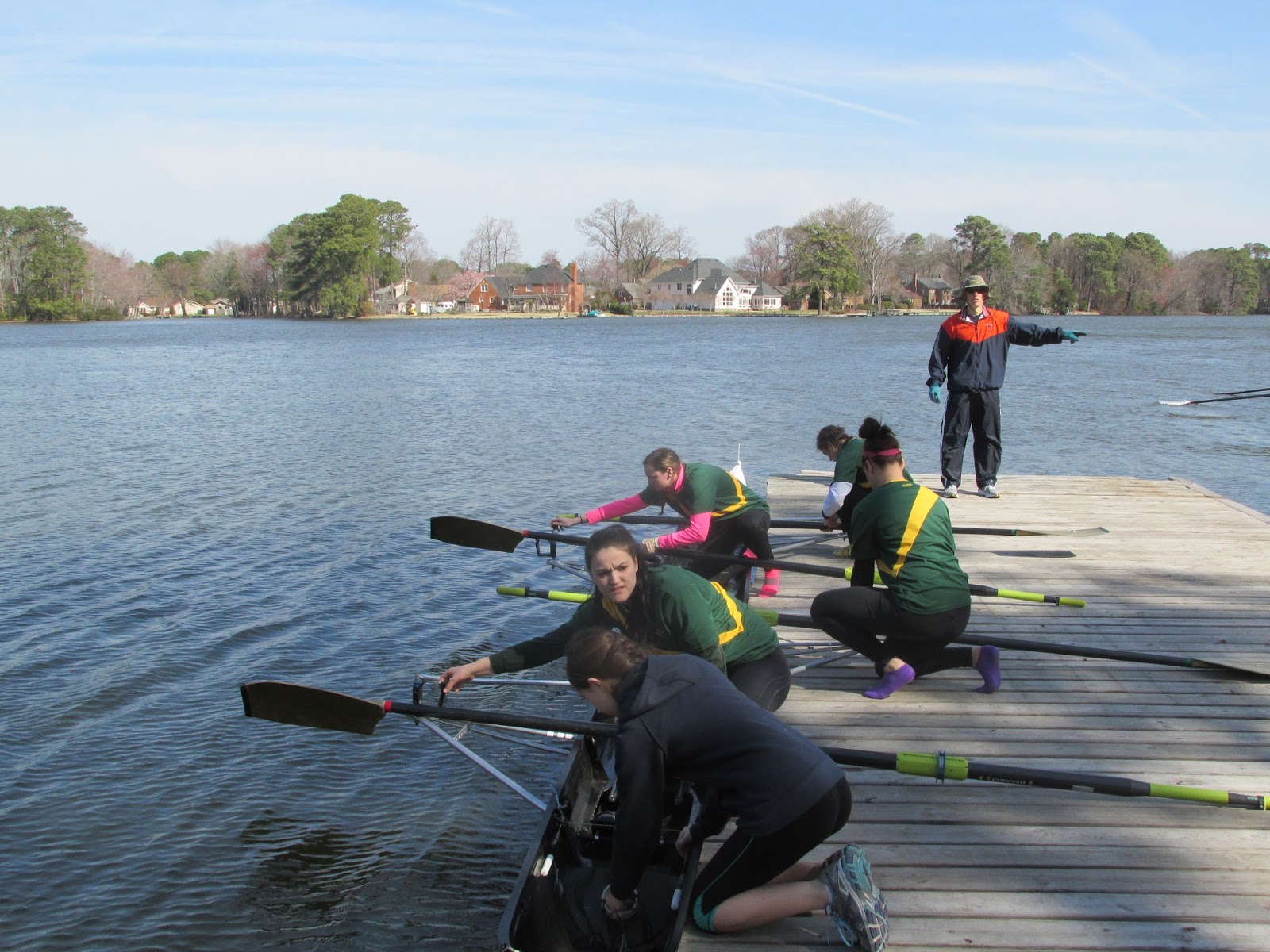 Crusader Rowing: Coxswains gear up for the first race of the season in ...