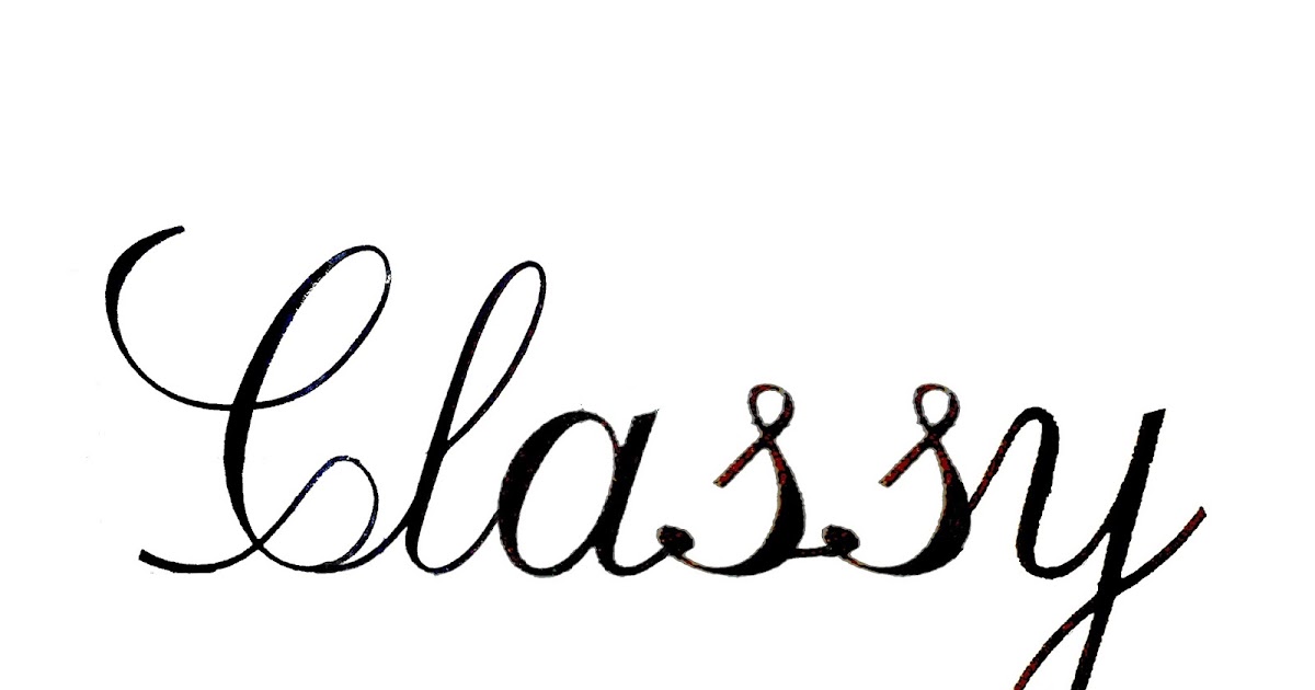 The word "classy" is exasperating, overused and in bad contexts ...