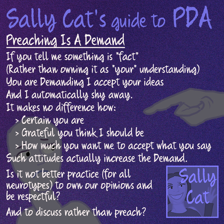Sally Cat PDA: Memes About Demand Avoidance