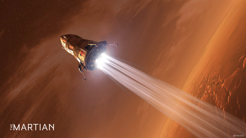 Concept art for The Martian movie | human Mars