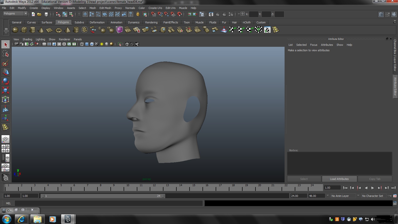 Modeling 1: Head_Project with Details