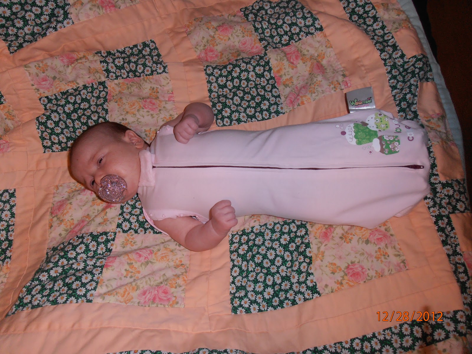 4 Pink Elephants: Woombie Baby Swaddle *Review and Giveaway* US 1/19/13