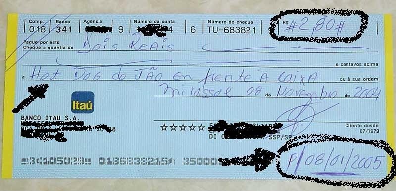 Blog Bagaceira Total!: Como assinar um cheque corretamente