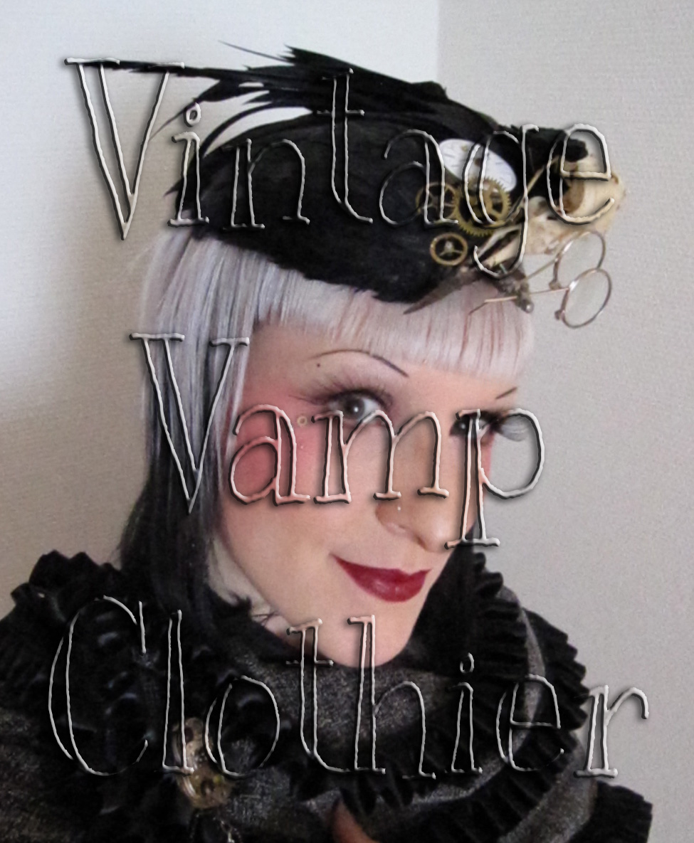 Vintage Vamp: A hat isn't simply an accessory...