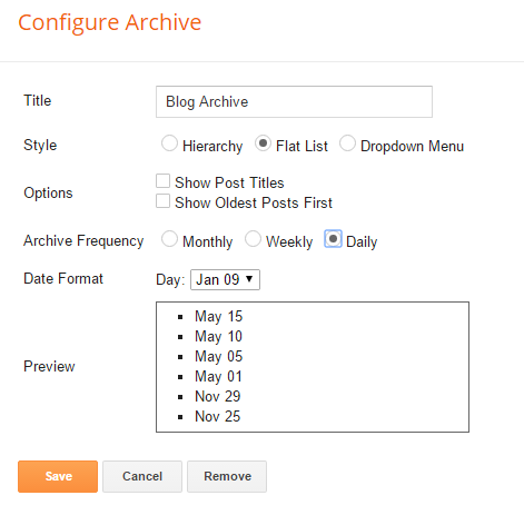 How to Add Stylish Archive Widget for Blogger Blog/Blogspot With Hover ...