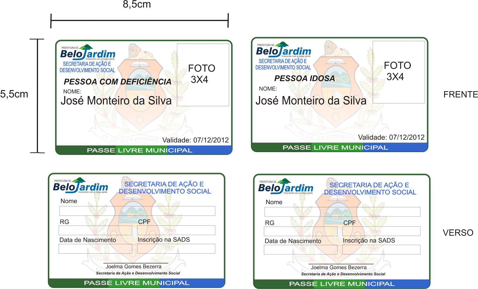 PORTAL DOS CONSELHOS: Carteira do Passe Livre