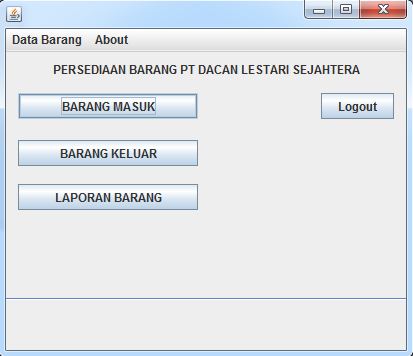 Membuat Aplikasi Input Output Stok Barang Di Netbean - lasopastar