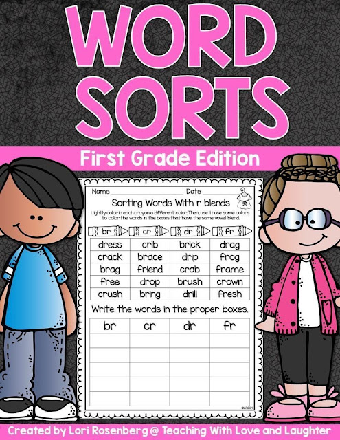 Teaching With Love and Laughter: Word Sorts and Moon Craftivity