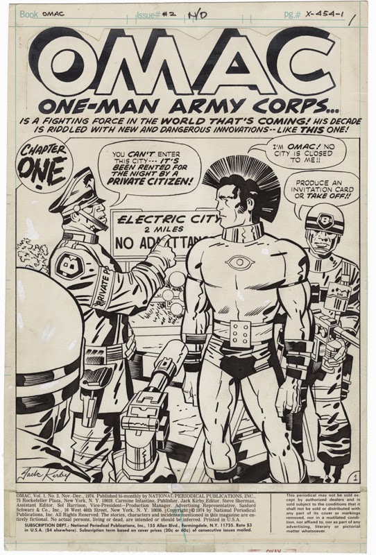 Rip Jagger's Dojo: The Art Of OMAC!