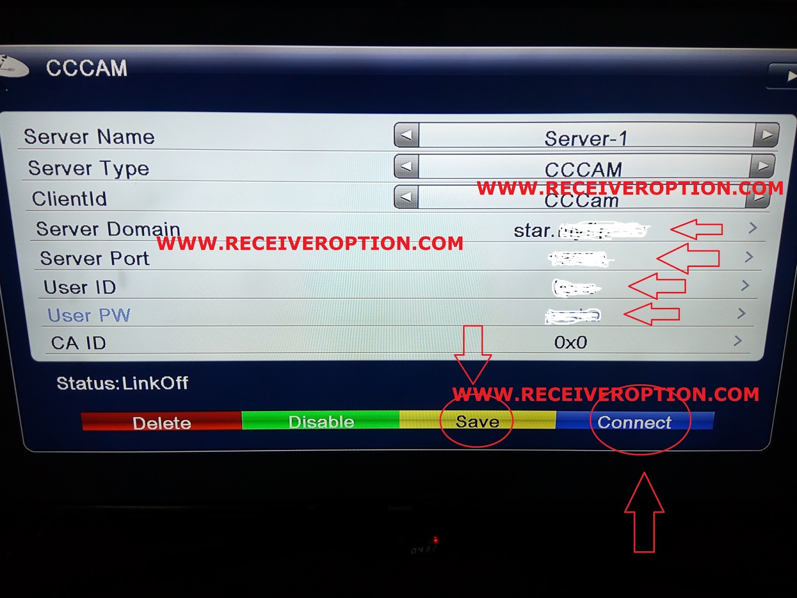 STAR SAT SR-2070HD HYPER HD RECEIVER CCCAM OPTION - How To Enter Biss ...