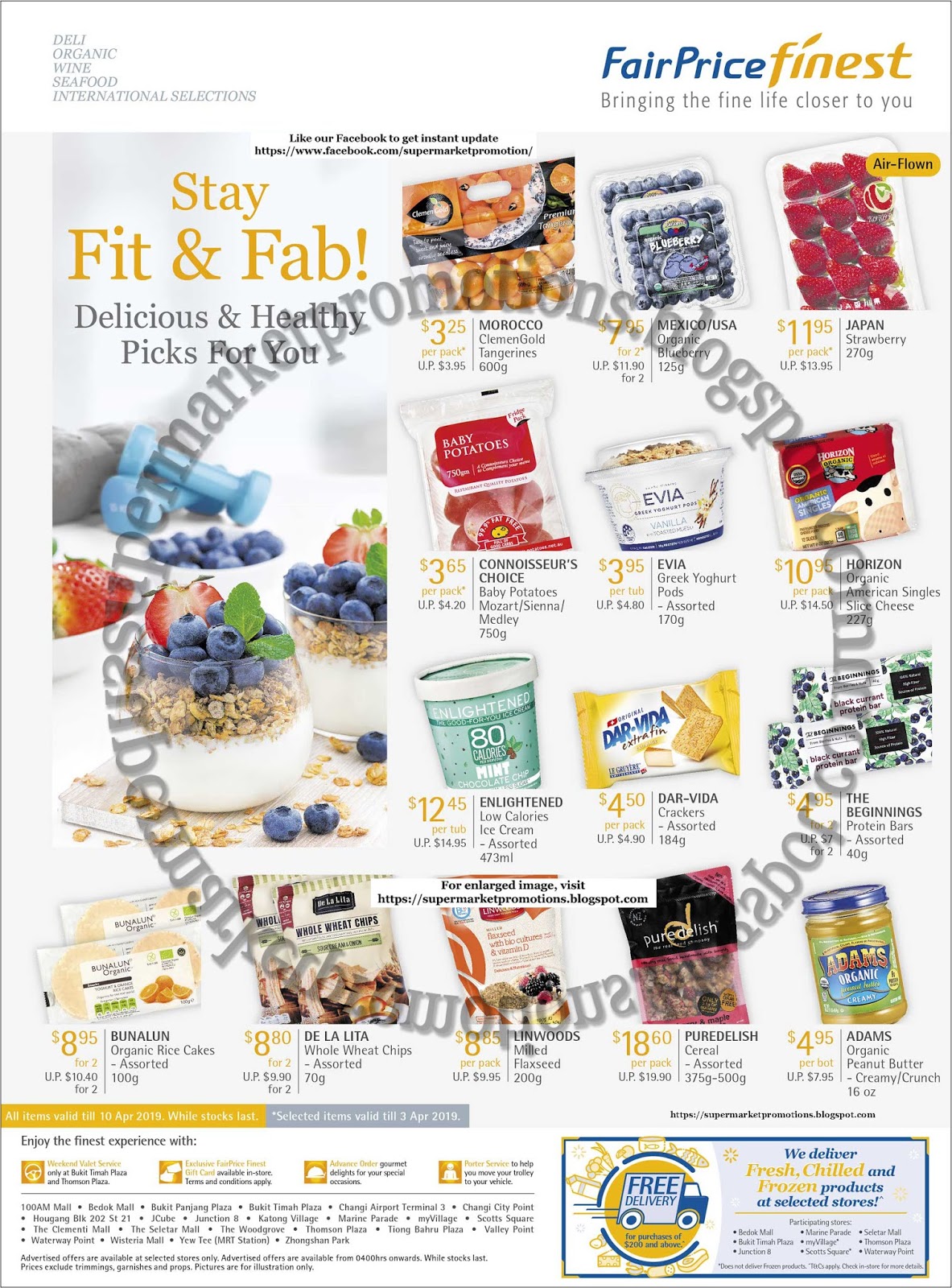 NTUC FairPrice Finest Healthy Picks 28 March - 10 April 2019 ...