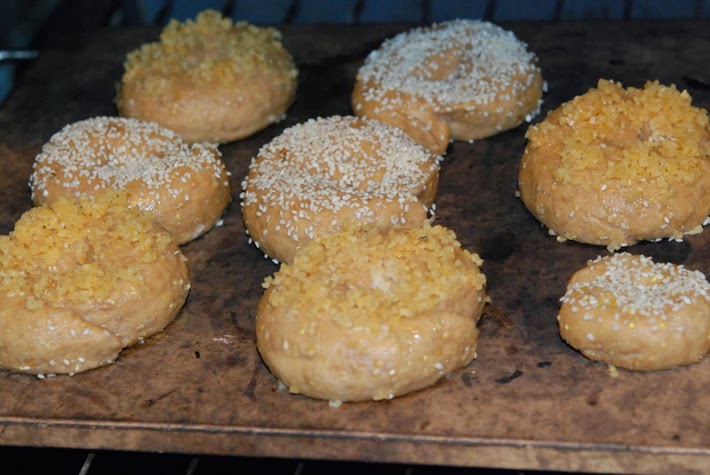 Homemade Multigrain Bagels - WILD GREENS & SARDINES