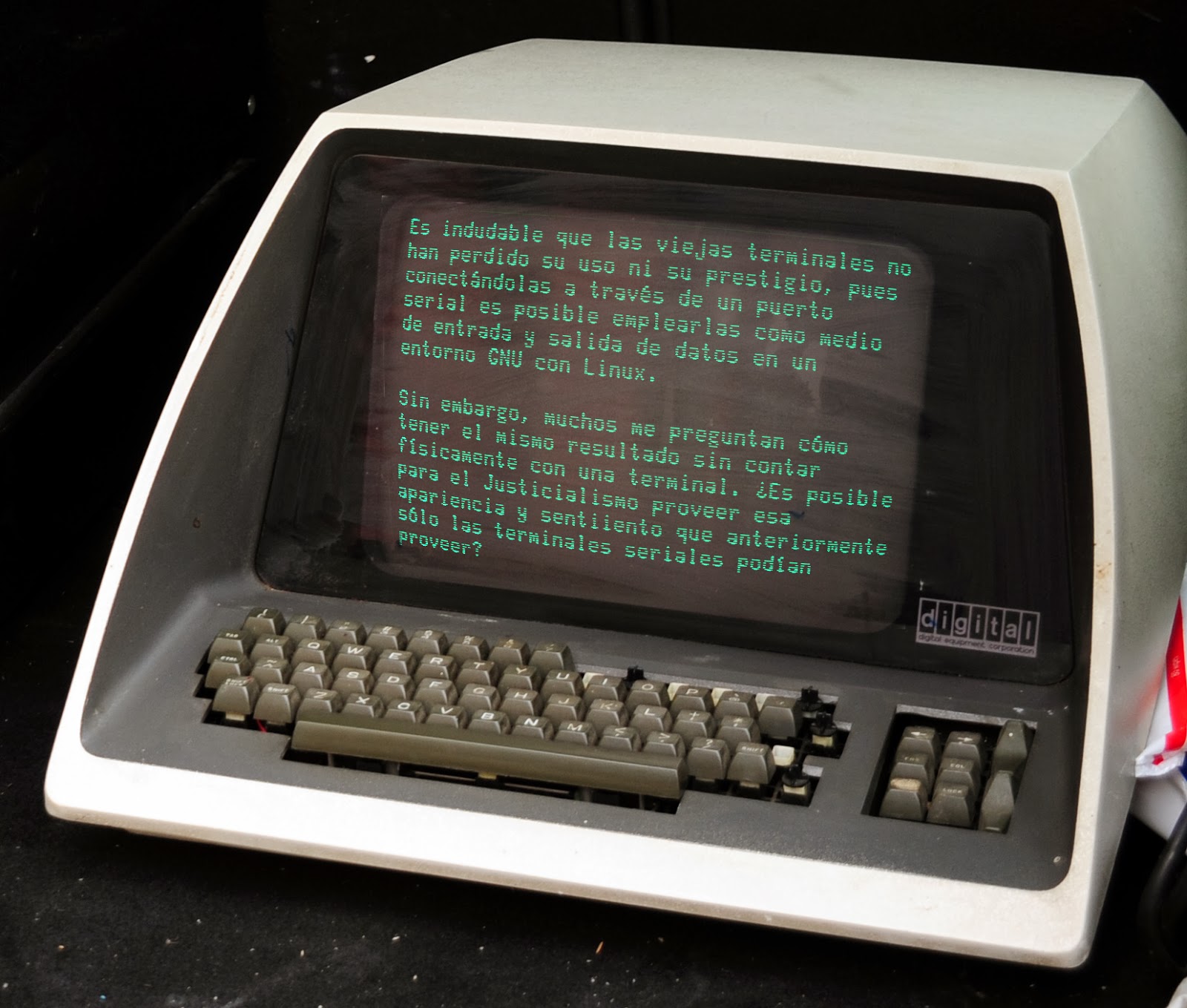 Ubuntu Peronista: ¿Cómo simulo la estética de una terminal lenta como ...