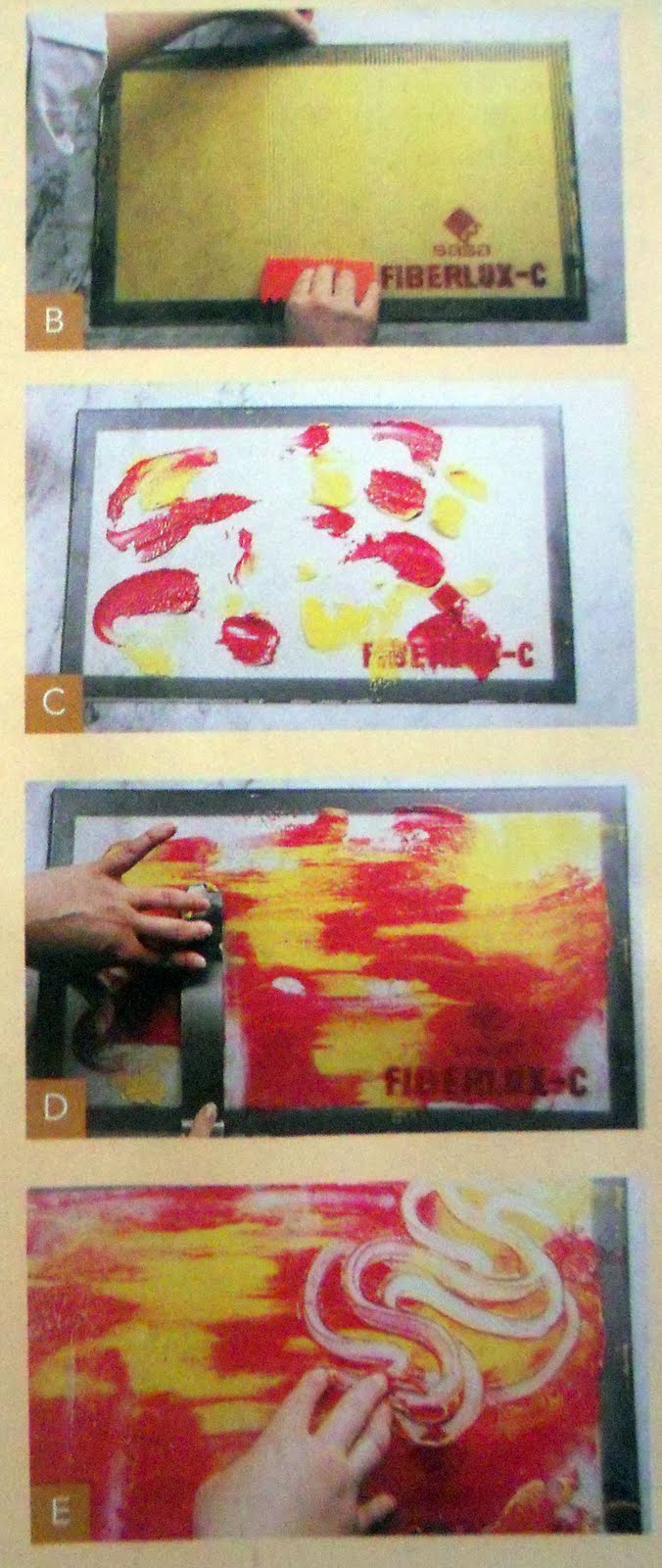 Spring 2011: Tuile Paste pattern for Joconde Sponge