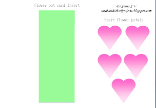 Cards and Crafts : Flower Pot Card and Tutorial