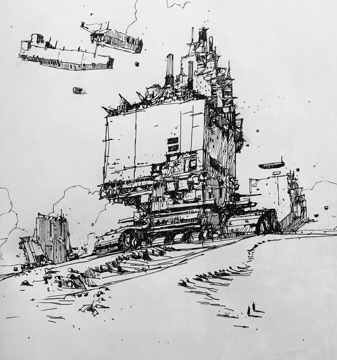 Ian McQue's Mortal Engines Concept Art Design | Mortal Engines: Books ...
