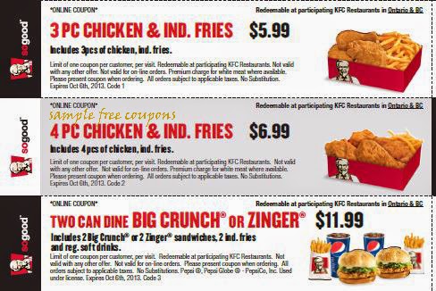 Printable Kfc Coupon