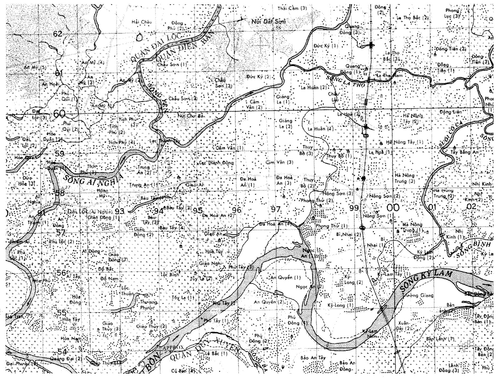 27th Marines: Map Sheet 6640-4//RVN//DaNang TAOR