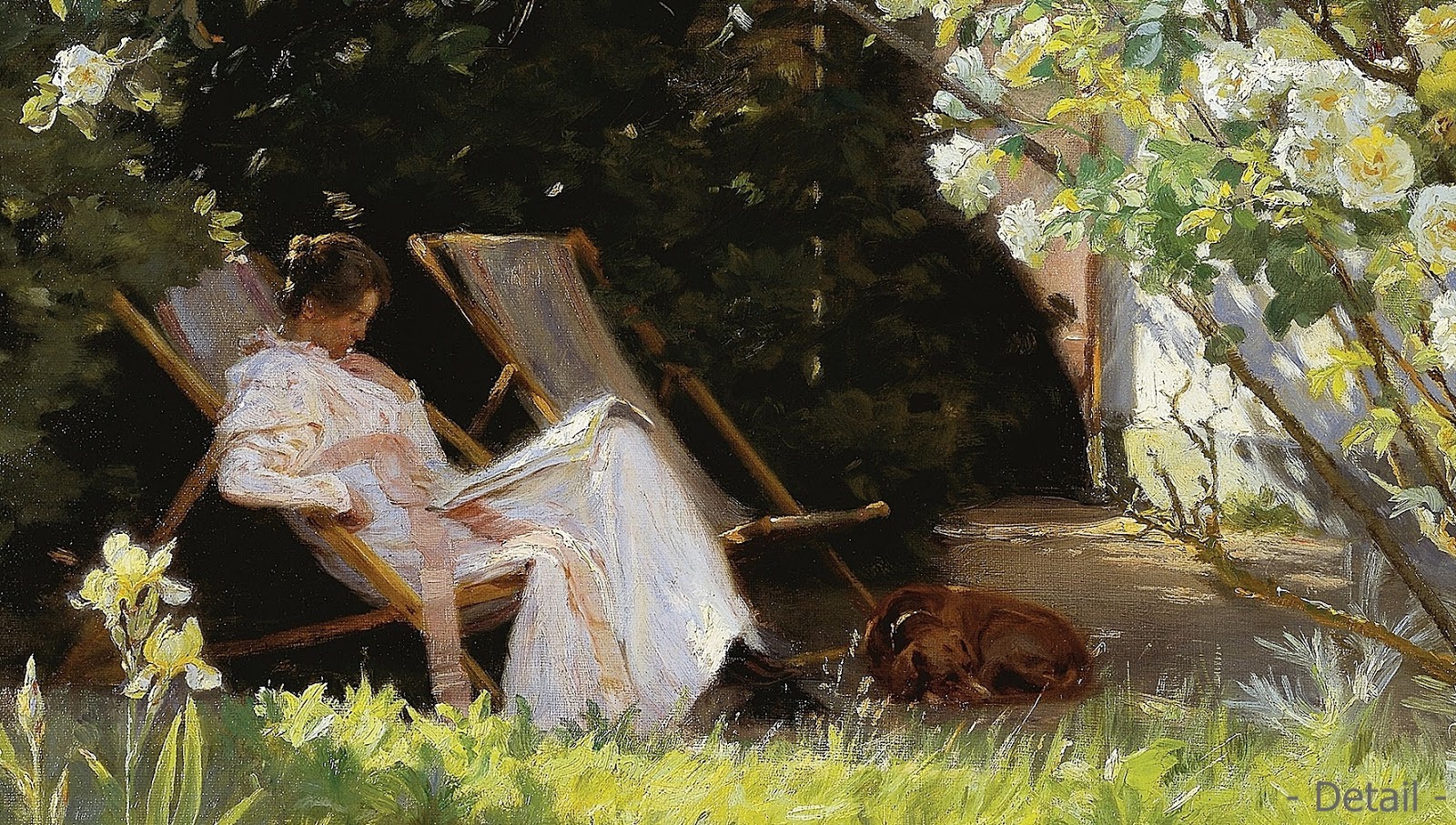 Enjoy some Damn Fine Art : Peder Severin Krøyer. Roses (‘Roser’), 1893 ...