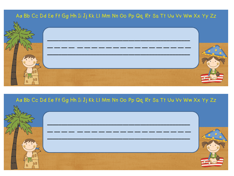 First Grade Funtastic: Classroom Decorations: Beach Theme