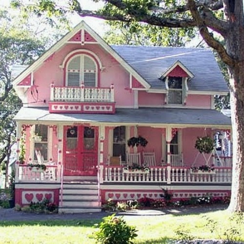 Dreamz~n~Wishz : Cute Little Pink Cottages