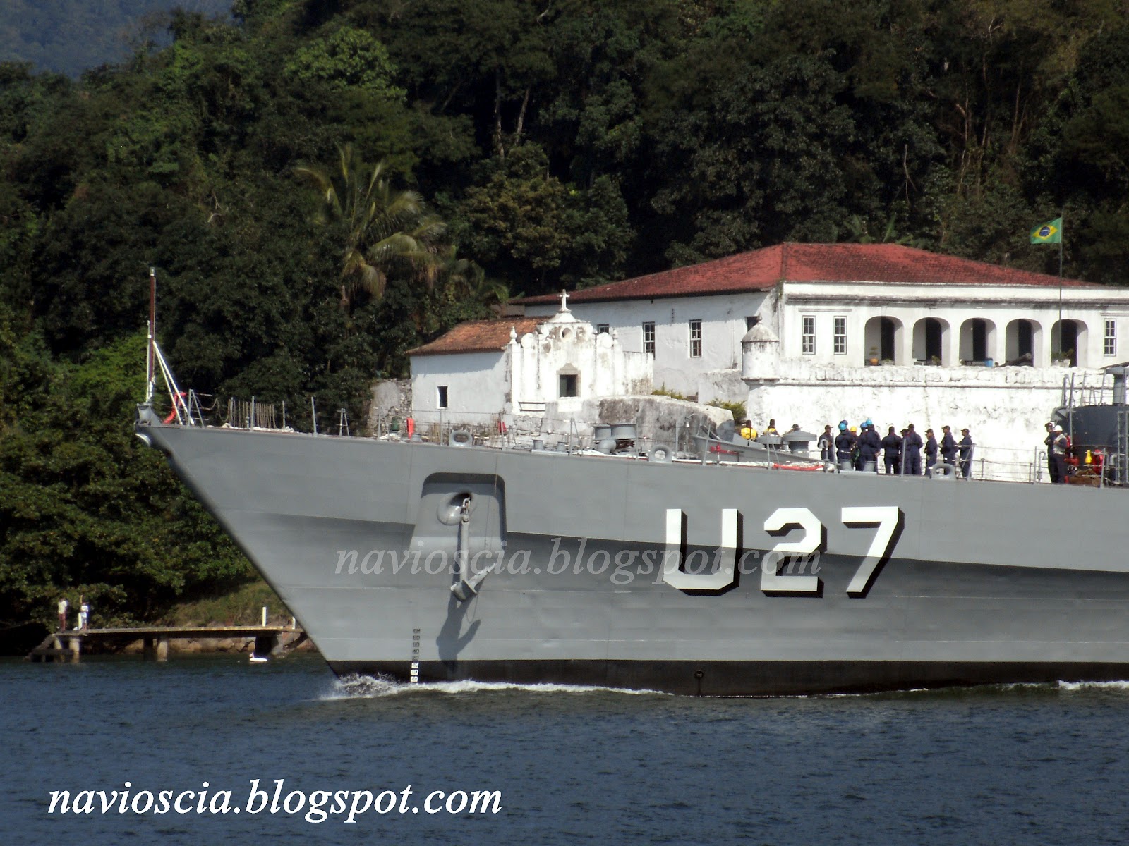 Navios de Santos & CIA: Navio U27 "navio escola BRASIL