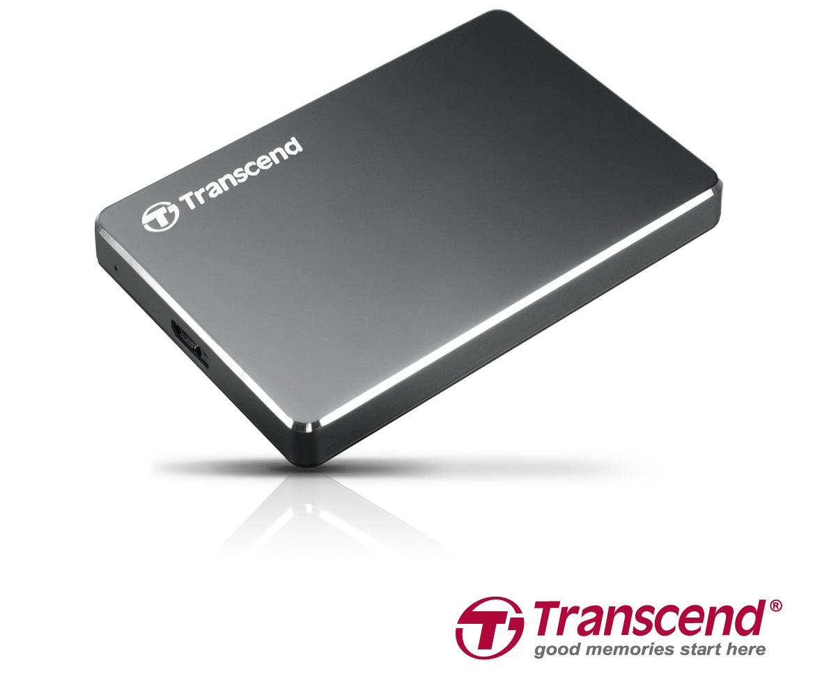 Transcend Launches Extra Slim Portable Hard Drive in a Luxury Aluminum ...