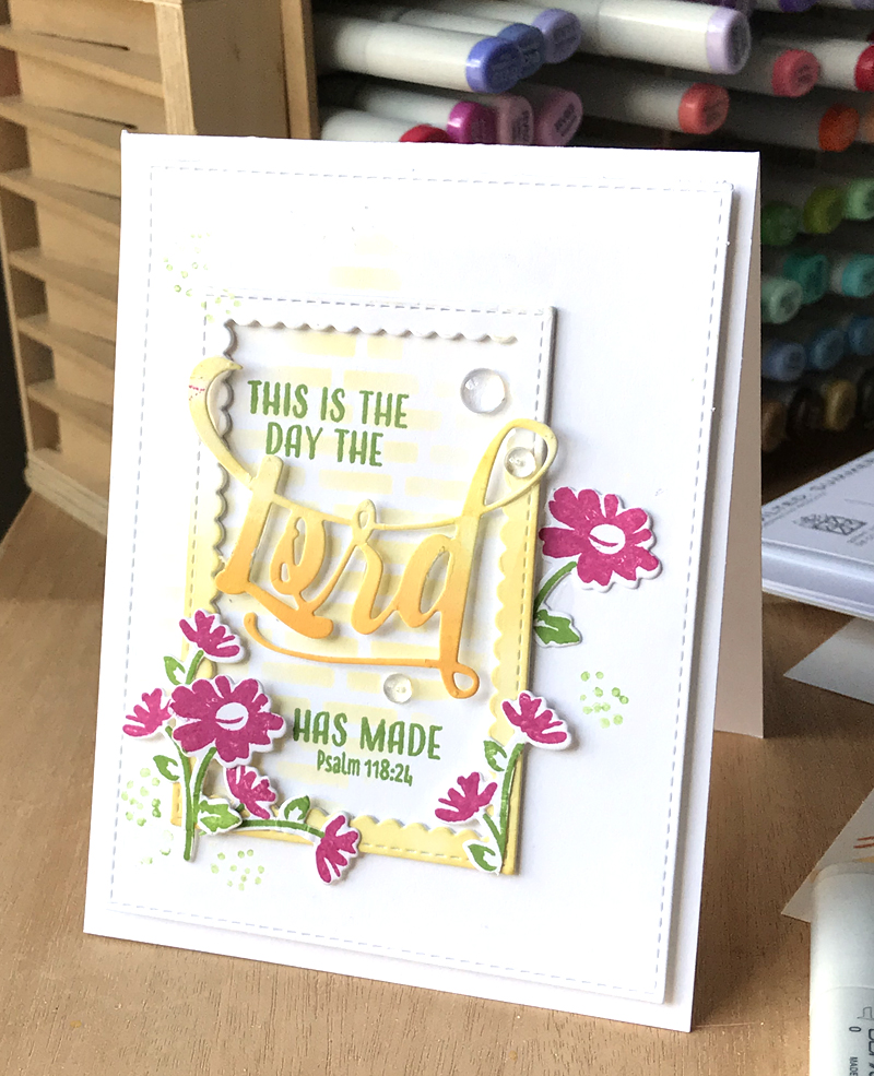 Stamps, Paper and Ink: Framed Sentiment