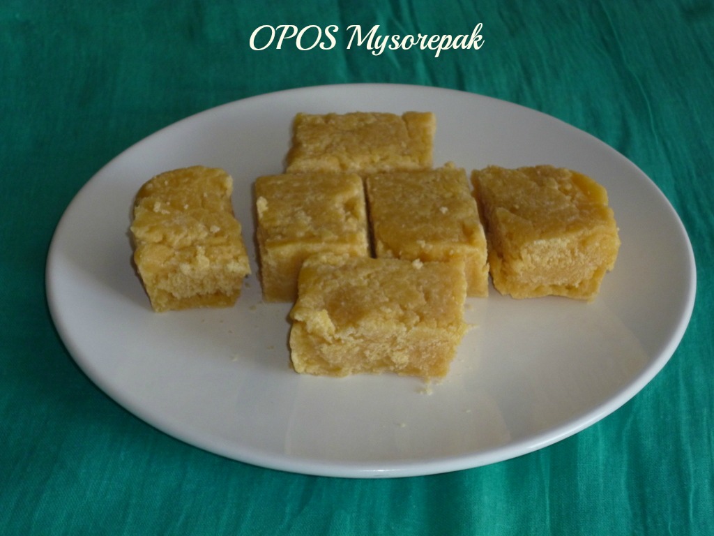 Cooking In Paris: OPOS MysorePak | OPOS 6 mins Mysorepak | OPOS Recipe ...