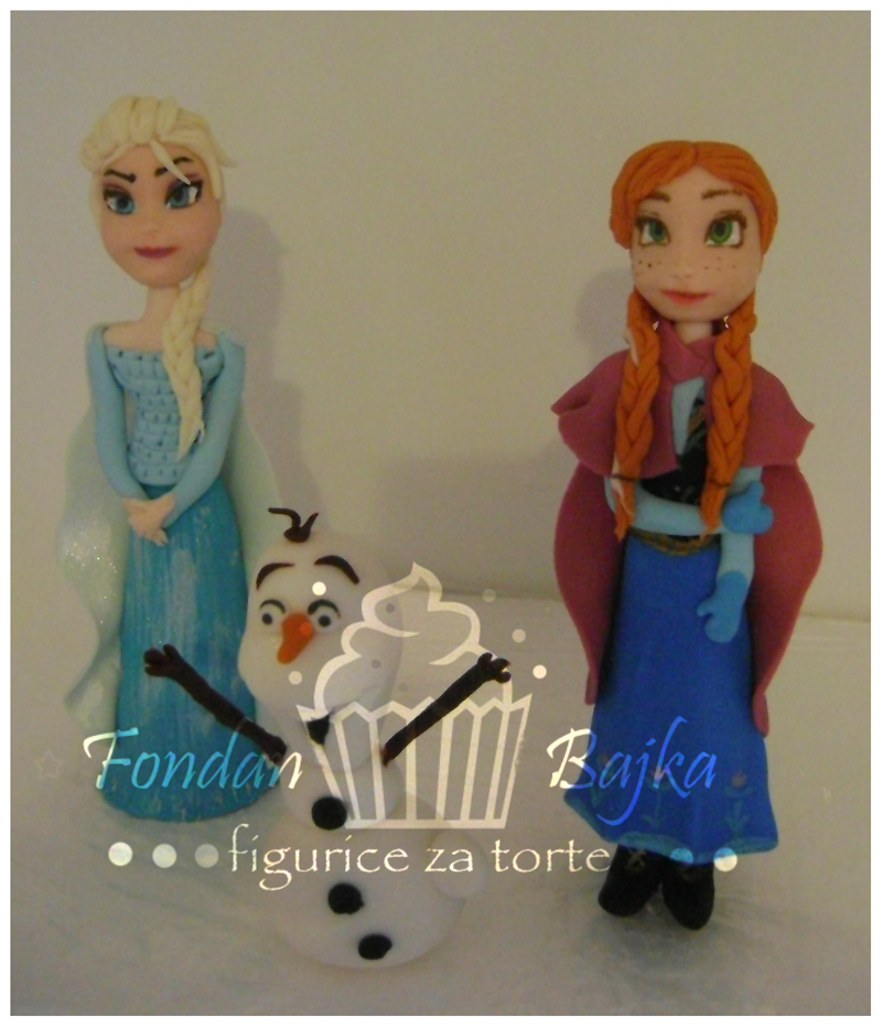 FoNdAn BajKa - figurice za torte Pancevo: Frozen