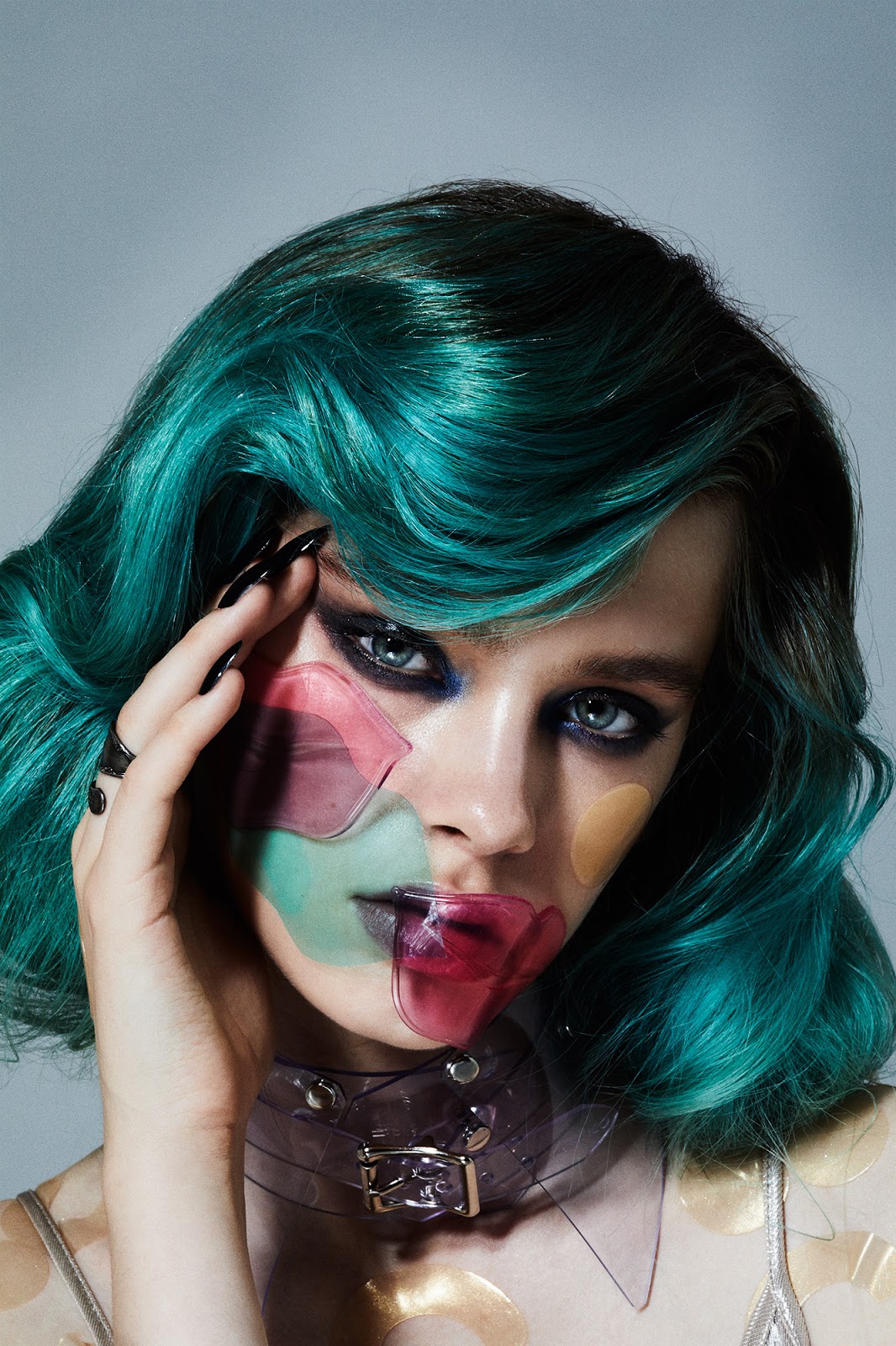 Japanese Korean Face Mask Beauty Editorial Photo Shoot- 24 Karat Gold ...