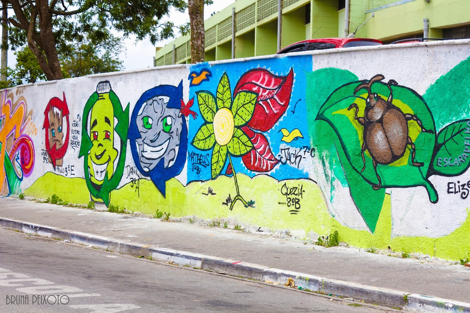 Futuros Nova Geração : Projeto "Grafite no Muro da Escola"