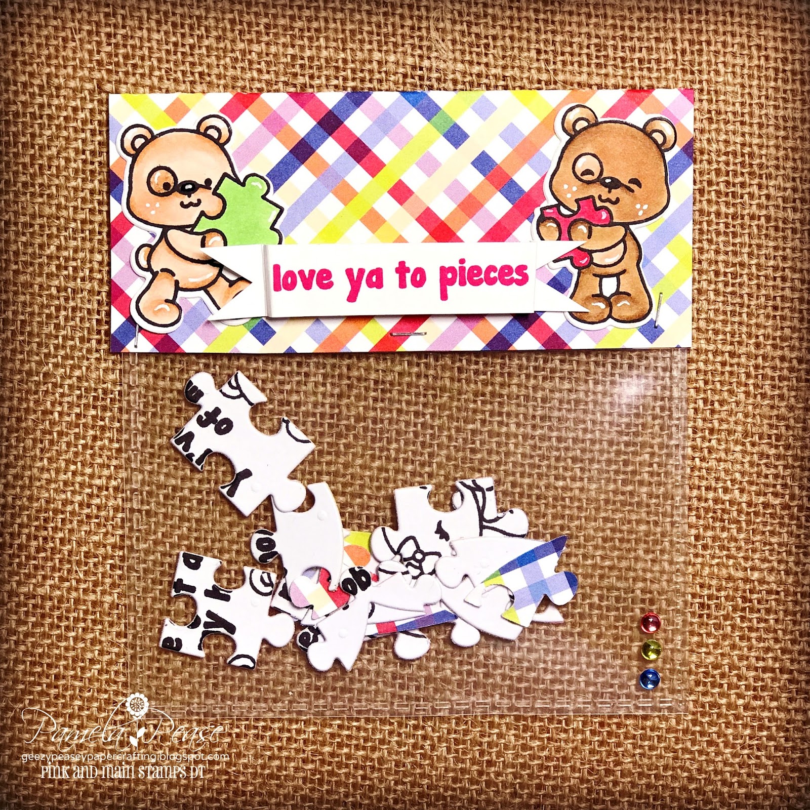 geezypeasey papercrafting: Heart Puzzle Gift