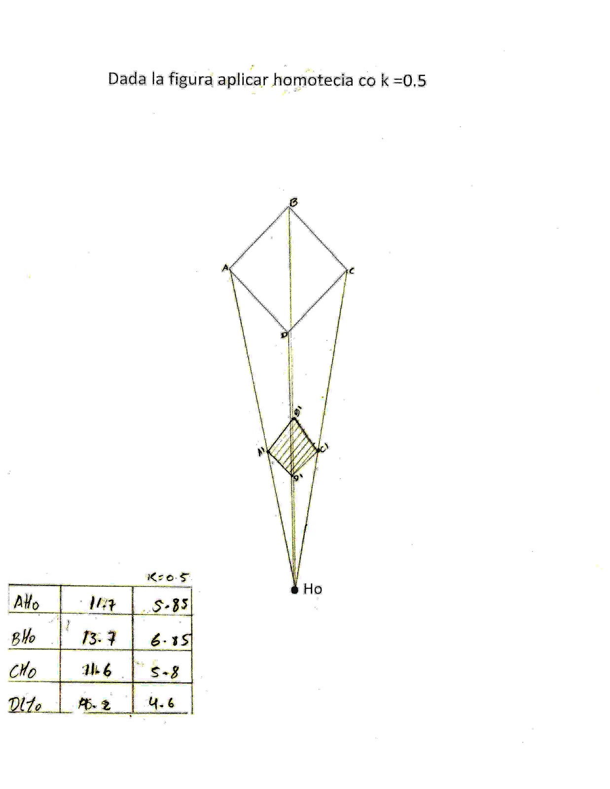 Matematicas ATP: Homotecia