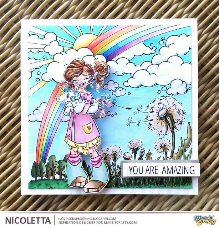 I Love Scrapbooking: Unicorns and rainbows