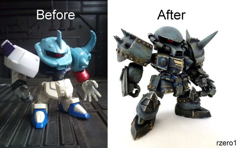SD Gouf "warpath" Custom Build