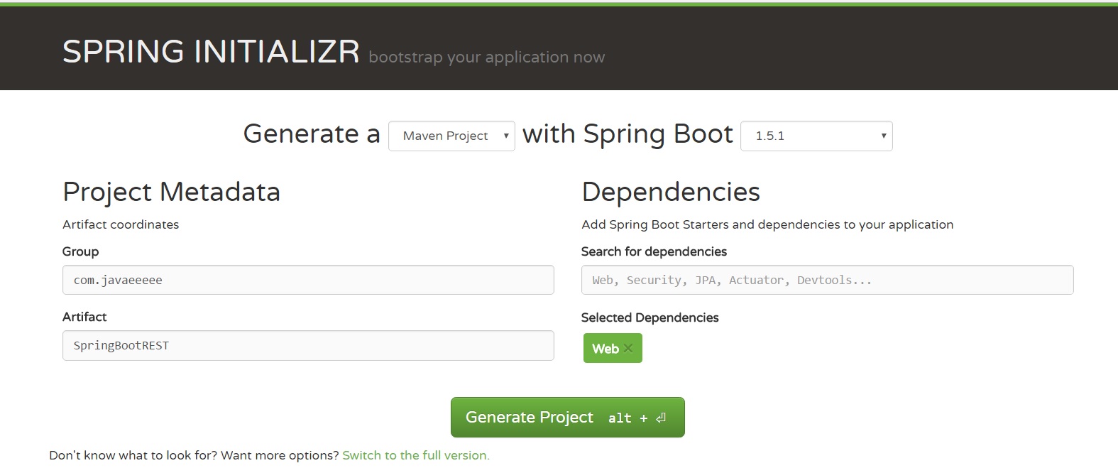 Spring Tutorial Creating A Hello World Rest Api Using