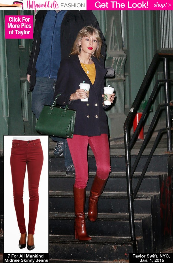 turkishstor: Taylor Swift’s Marsala Skinny Jeans — Get The Look