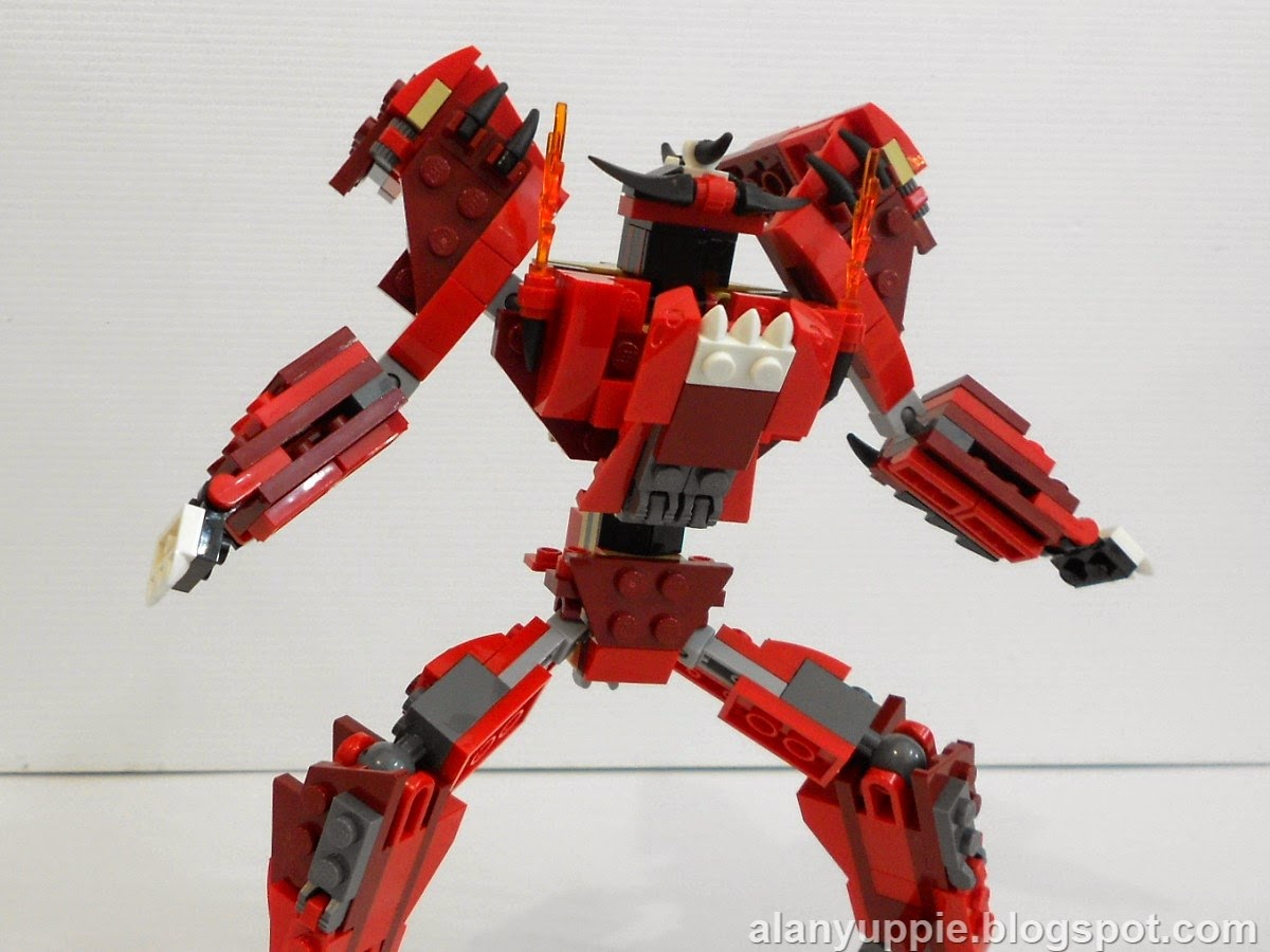Alanyuppie's LEGO Transformers: LEGO 31032 Alternate Mode: Infernus ...