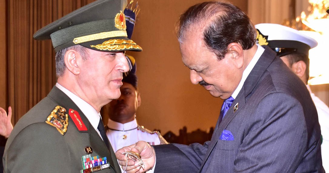A blog of Pakistan-Turkey relations: President of Pakistan conferred ...