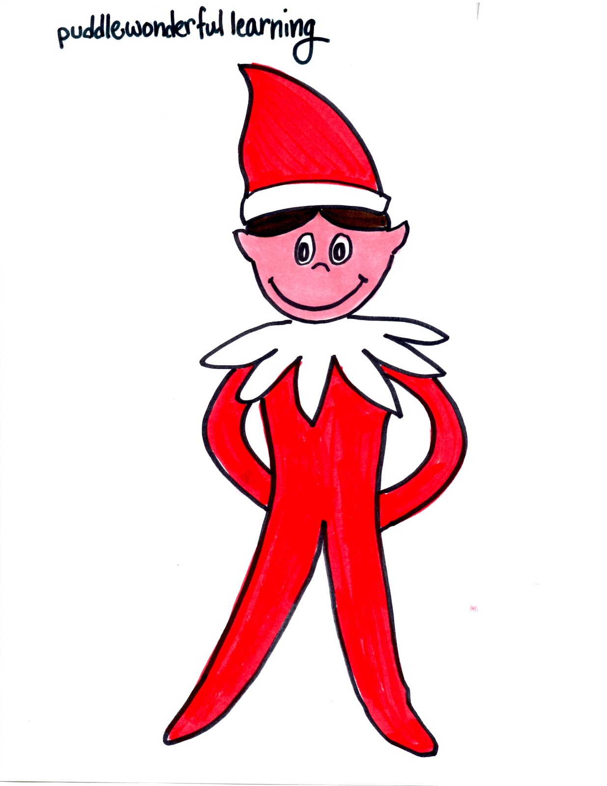 Puddle Wonderful Learning: Toddler Activities: The Elf on the Shelf