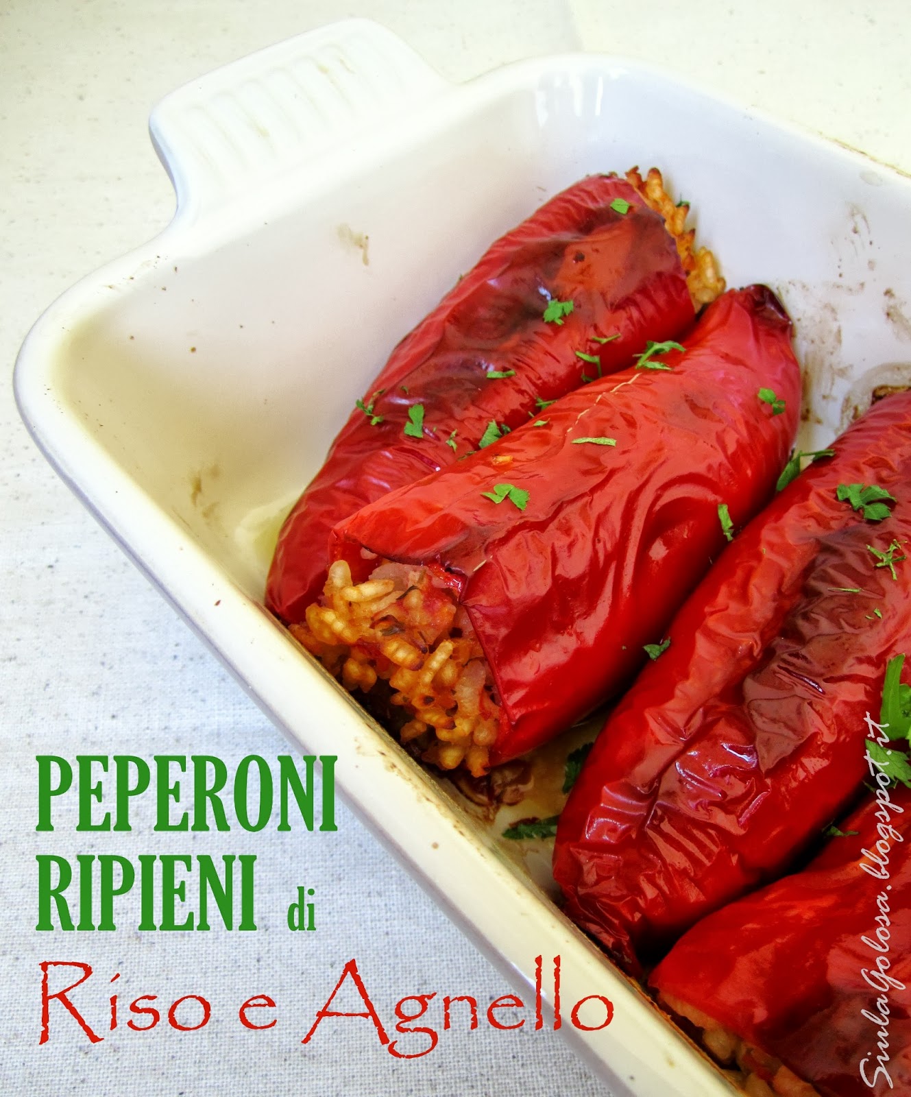 Siula Golosa: Peperoni ripieni alla siciliana