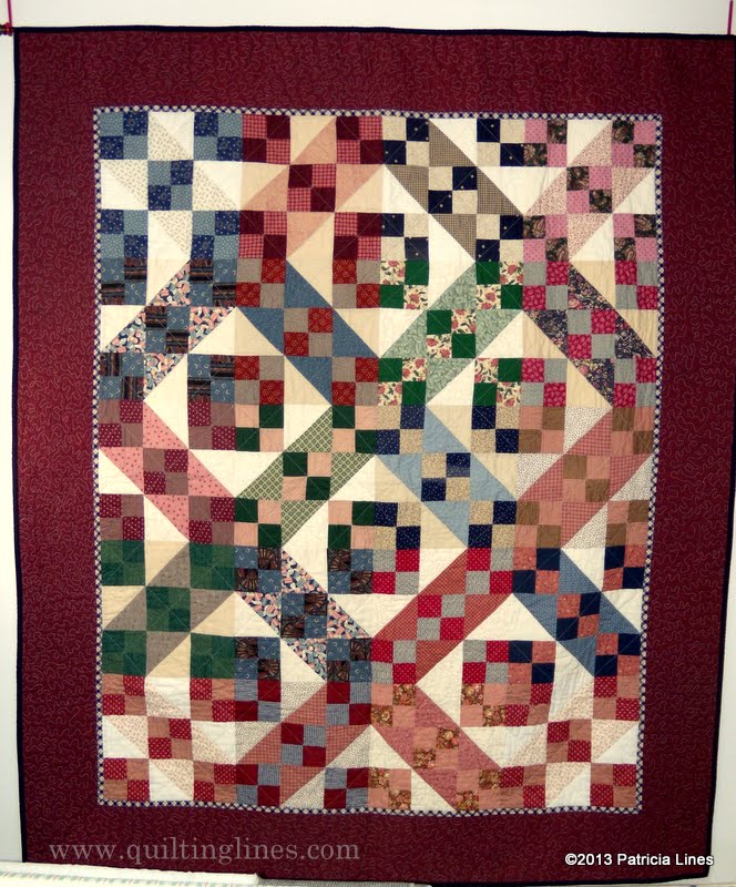 Quilting Lines: Jacob's Ladder